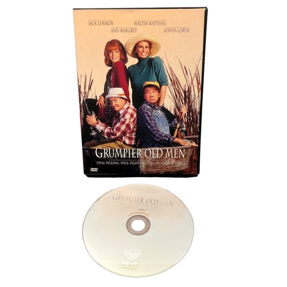 Media | Grumpier Old Men Dvd Movie Jack Lemmon Walter Matthau Sophia Laurien 1995 | Poshmark